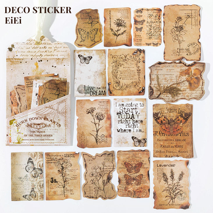 レトロ フレークシール ダメージ加工 焼け ヴィンテージ シール アンティーク ステッカー sztz-30-112 | 卸売・ 問屋・仕入れの専門サイト【NETSEA】