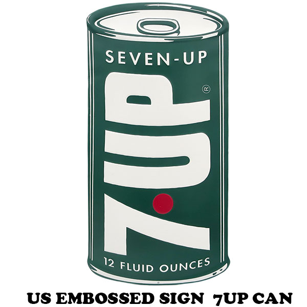 アメリカン エンボス メタルサイン 7UP CAN【セブンアップ】 | 卸売・ 問屋・仕入れの専門サイト【NETSEA】