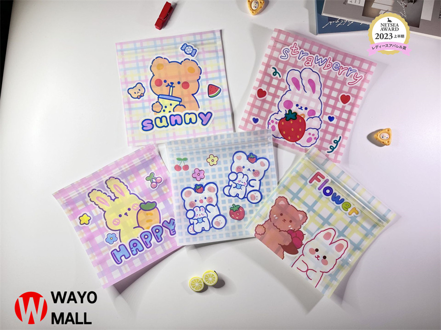 13.5cm梱包ビニール袋 保存袋 ジッパー 付き小物入れ 収納袋 透明袋プラスチック デコパーツ WAYOMALL 問屋・仕入れ・卸・卸売の専門【仕入れならNETSEA】