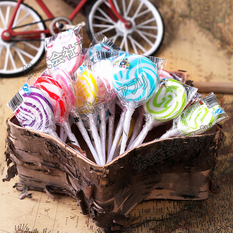 【48本入】ペロペロキャンディー ぐるぐるキャンディー レーンボー ロリポップ キャンディー 株式会社 アブリ 問屋・仕入れ・卸・卸売の専門【仕入れならNETSEA】