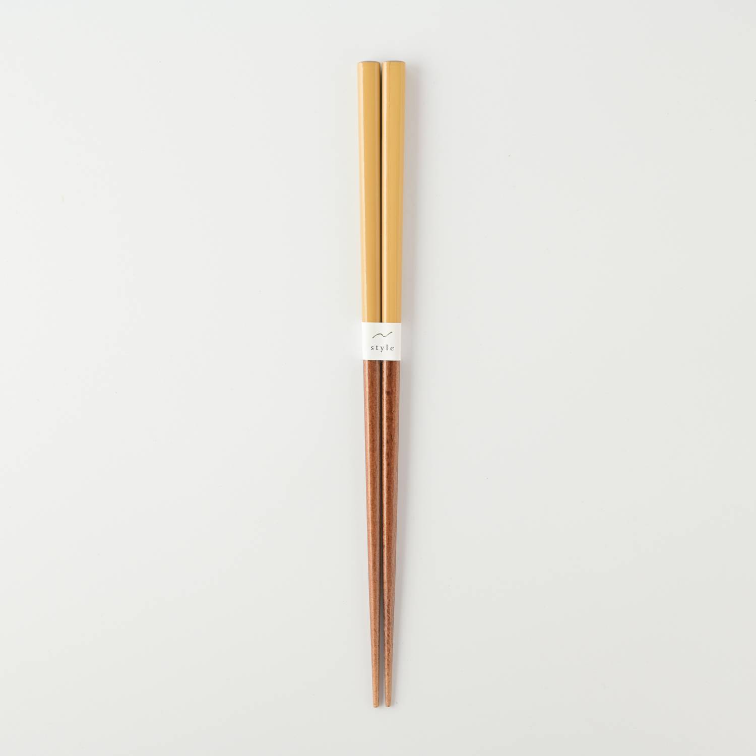 【食洗機OK】fam. カラフルお箸(22.5cm) 黄 有限会社 やまに 問屋・仕入れ・卸・卸売の専門【仕入れならNETSEA】