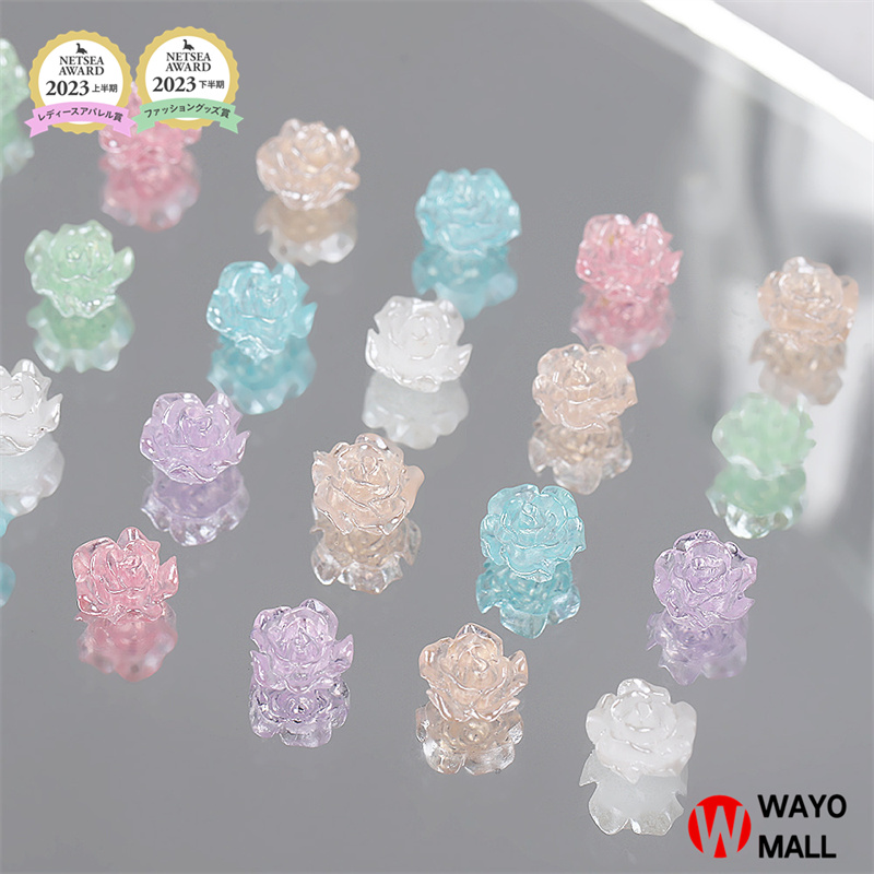 新作夜光 デコパーツ ネイルパーツ DIY素材 バッグパーツ デコ素材 手芸材料 飾り DIY素材 貼り付けパーツ WAYOMALL | 卸売 ...