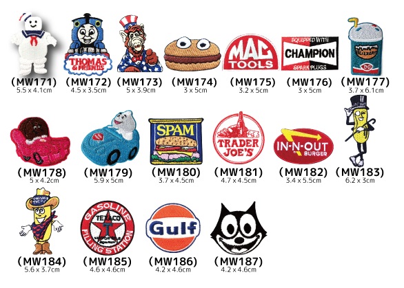 ミニ ワッペン アメリカン アドバタイジング キャラクター 2 L．Cエンタープライズ 問屋・仕入れ・卸・卸売の専門【仕入れならNETSEA】