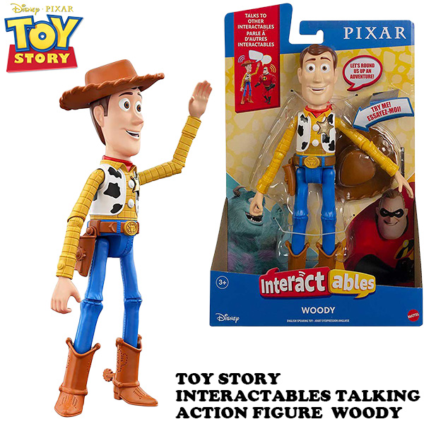 MATTEL TOY STORY INTERACTABLES TALKING ACTION FIGURE WOODY【トイストーリー ...