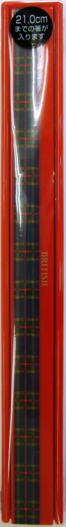 アオバ 箸箱 ブリティッシュチェック21.0cm 赤 株式会社サンプラス 問屋・仕入れ・卸・卸売の専門【仕入れならNETSEA】