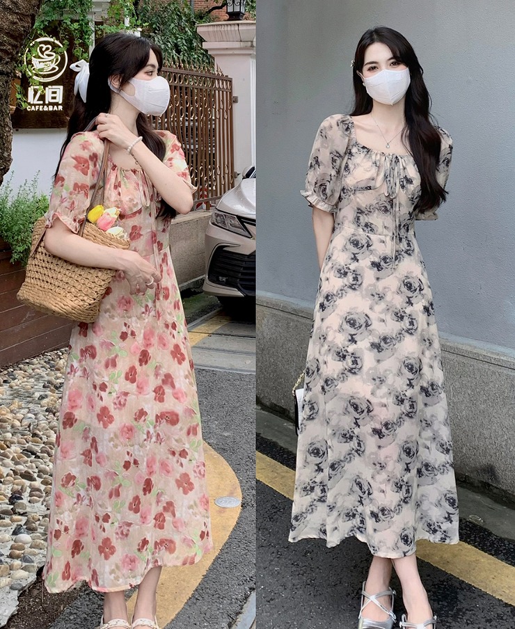 【大きいサイズM-4XL】【春夏新作】ファッションワンピース♪ピンク/ブラック2色展開 | 卸売・ 問屋・仕入れの専門サイト【NETSEA】