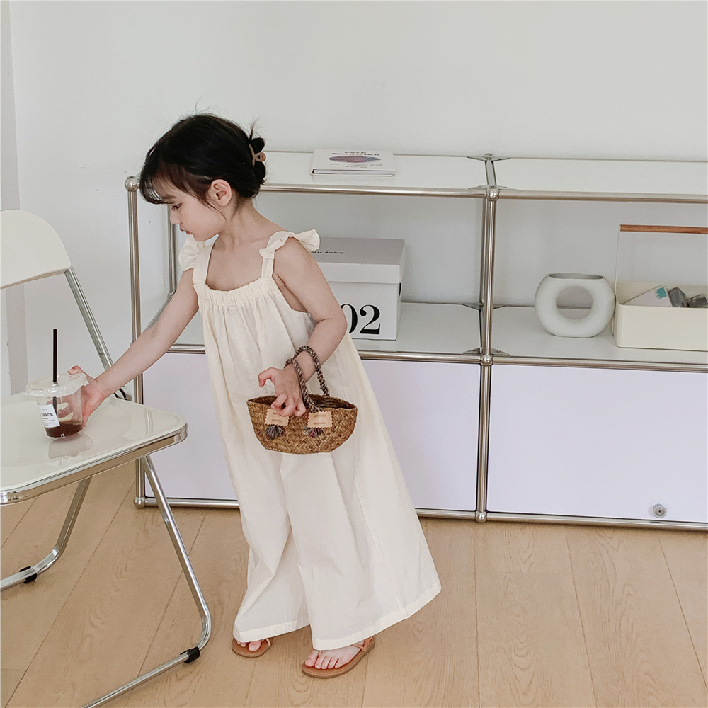 2023夏新作 ins 韓国風 子供服 キッズ女の子 可愛い 吊りワンピース 80-130cm LENA 問屋・仕入れ・卸・卸売の専門【仕入れならNETSEA】