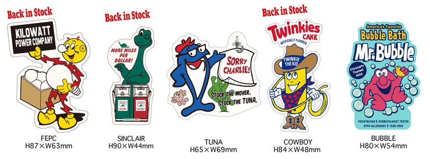 アドバタイジング ステッカー カンパニー アメリカン キャラクター L．Cエンタープライズ 問屋・仕入れ・卸・卸売の専門【仕入れならNETSEA】