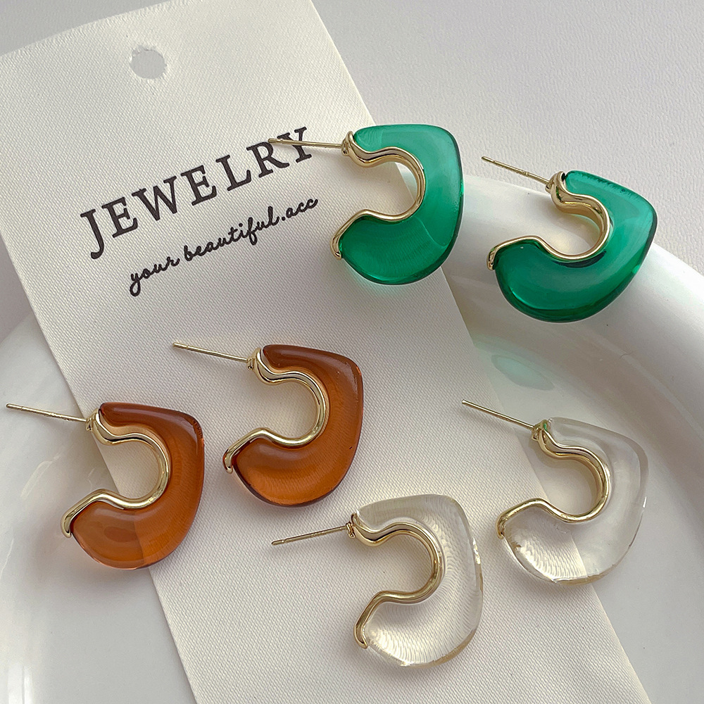 ミニマルアクセサリ s925ピアス アクリルCカール 上品 お出かけ OL 通勤通学 韓国アクセサリー 株式会社 C2Jジャパン | 卸売・ 問屋・仕入れの専門サイト【NETSEA】