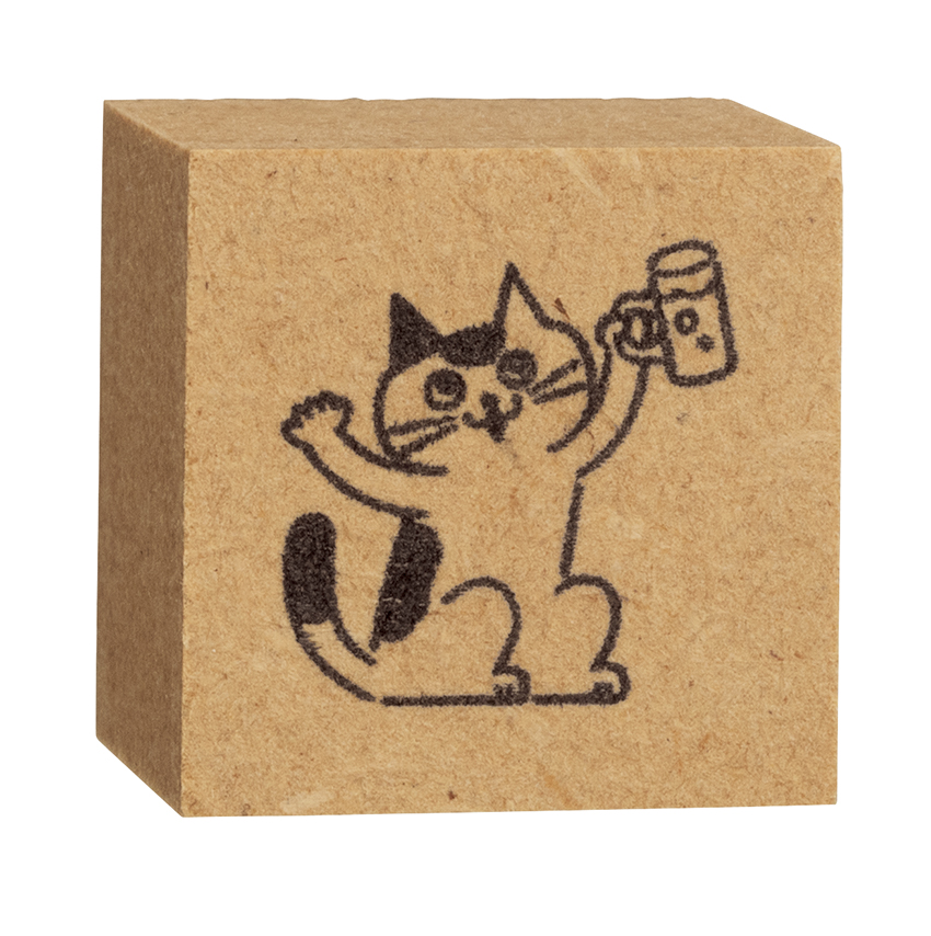 【12月中旬予定】お猫ライフスタンプ 飲み会 ST-90742 雑貨のFULTAC（フルタック） 問屋・仕入れ・卸・卸売の専門【仕入れならNETSEA】