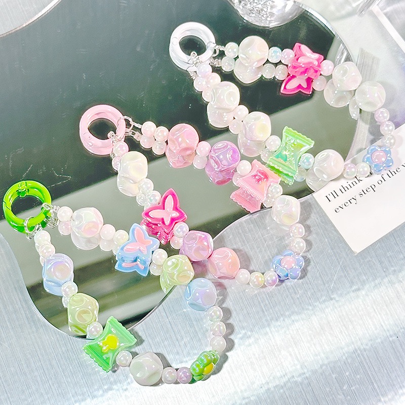 バッグチャーム キーホルダー INS風 DIYレディース小物 スマホストラップ アオキ商店 問屋・仕入れ・卸・卸売の専門【仕入れならNETSEA】