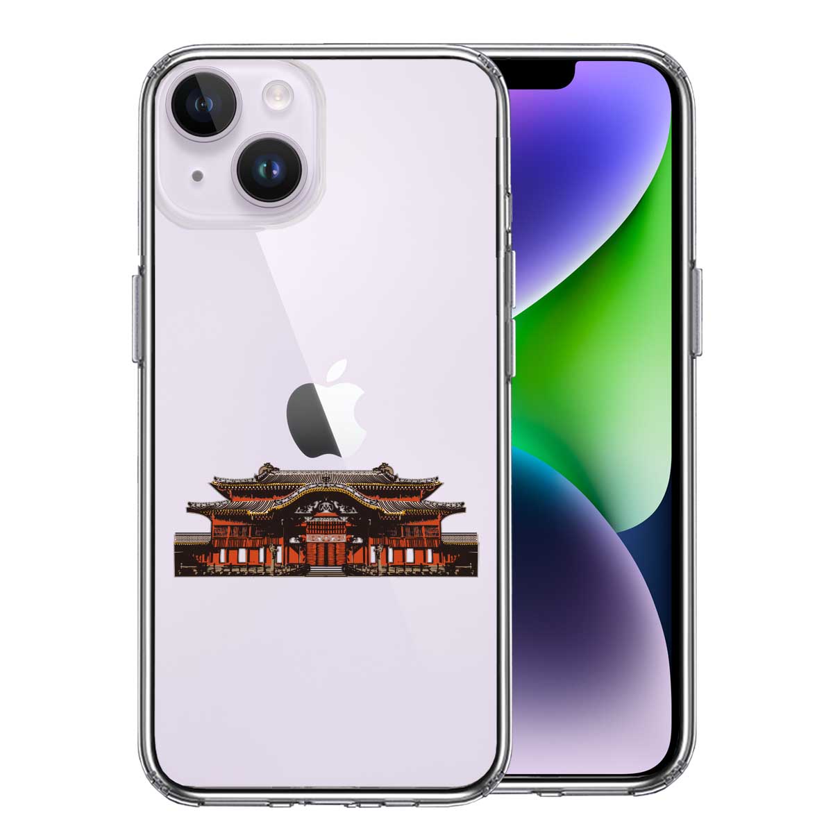 iPhone14 側面ソフト 背面ハード ハイブリッド クリア ケース 世界遺産 首里城 沖縄 | 卸売・ 問屋・仕入れの専門サイト【NETSEA】