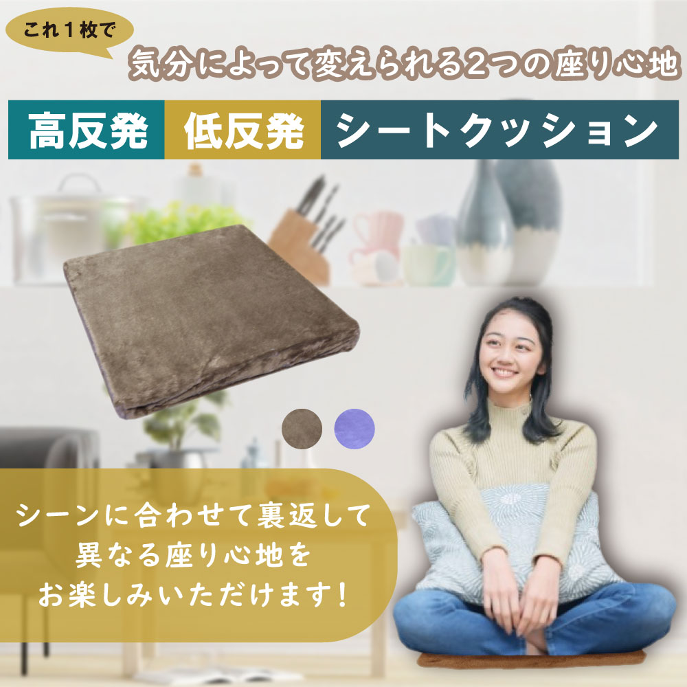 低反発＆高反発 W機能 シートクッション ブラウン Drop-カネイシ(株) -顧客直送専門- | 卸売・ 問屋・仕入れの専門サイト【NETSEA】