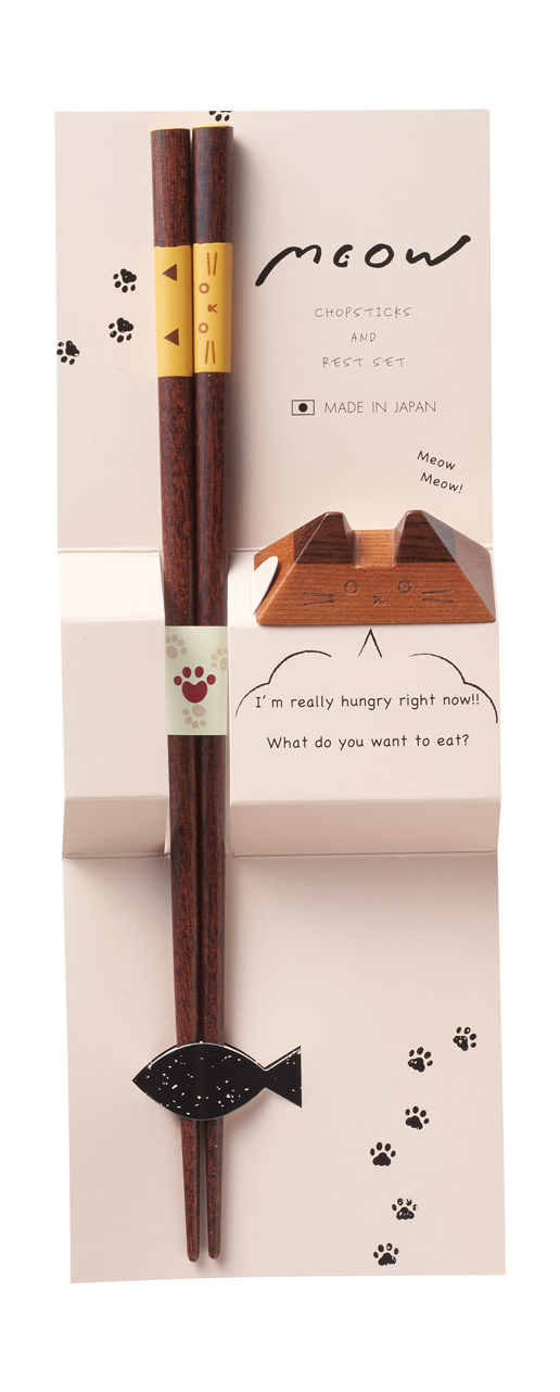 【新登場！安心の日本製！『ギフト』シリーズの箸と箸置のセット！ギフトセット】ミャオ BR 株式会社 伊予結納センター 問屋・仕入れ・卸・卸売の専門【仕入れならNETSEA】