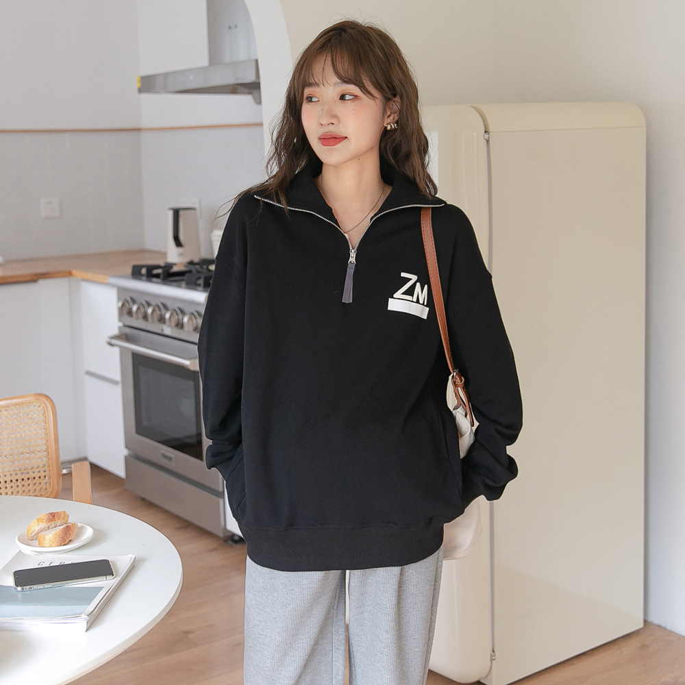 レディース ロゴ ハーフジップ 個人事業主 TARATTA 問屋・仕入れ・卸・卸売の専門【仕入れならNETSEA】