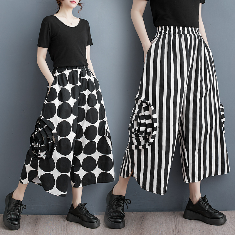 初回送料無料 春夏新作レディースファッション ゆったり カジュアル プリント ワイドパンツ Sommy 株式会社 問屋・仕入れ・卸・卸売の専門【仕入れならNETSEA】