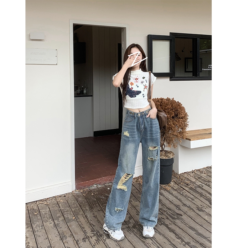 【予約222672】大きいサイズ春夏新作 韓国 sweet系 トレンド ジーパン ボトムス M~6L | 卸売・ 問屋・仕入れの専門サイト【NETSEA】