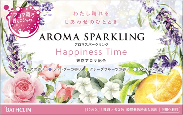 アロマスパークリング Happiness Time 30g×12包 【バスクリン】 【入浴剤】 | 卸売・ 問屋・仕入れの専門サイト【NETSEA】