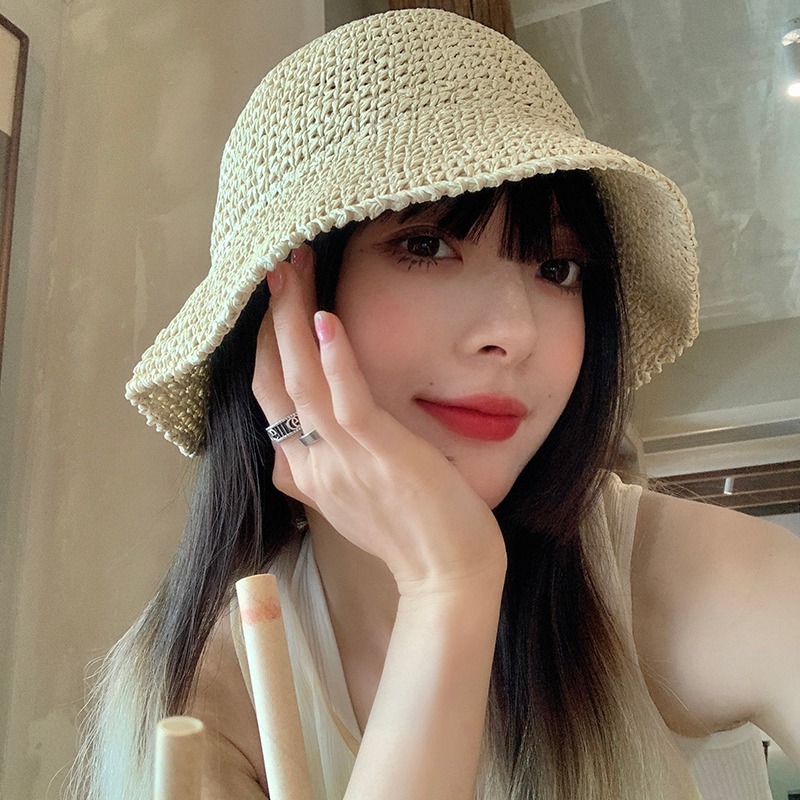 2024新作 漁師帽 ハット サンバイザー レディース 帽子 キャップ 無地 個人事業主 Light of the sea | 卸売・ 問屋・仕入れの専門サイト【NETSEA】