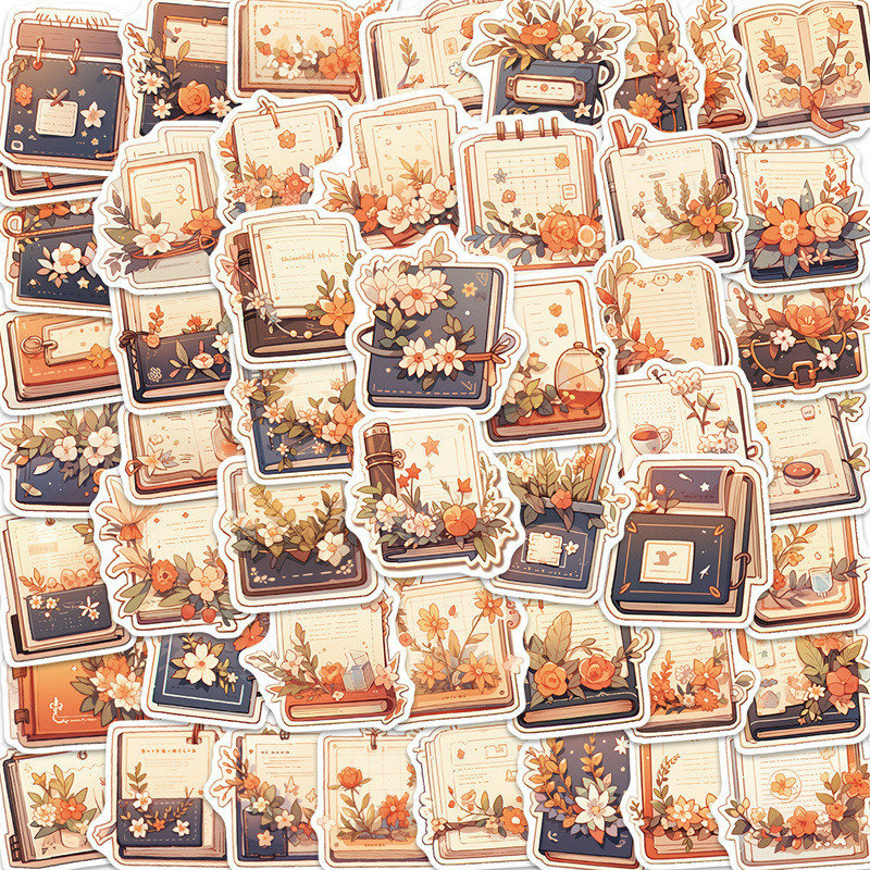 50枚 花 ステッカー 防水 装飾用 手帳用デコレーションステッカー MUGI 優品 | 卸売・ 問屋・仕入れの専門サイト【NETSEA】