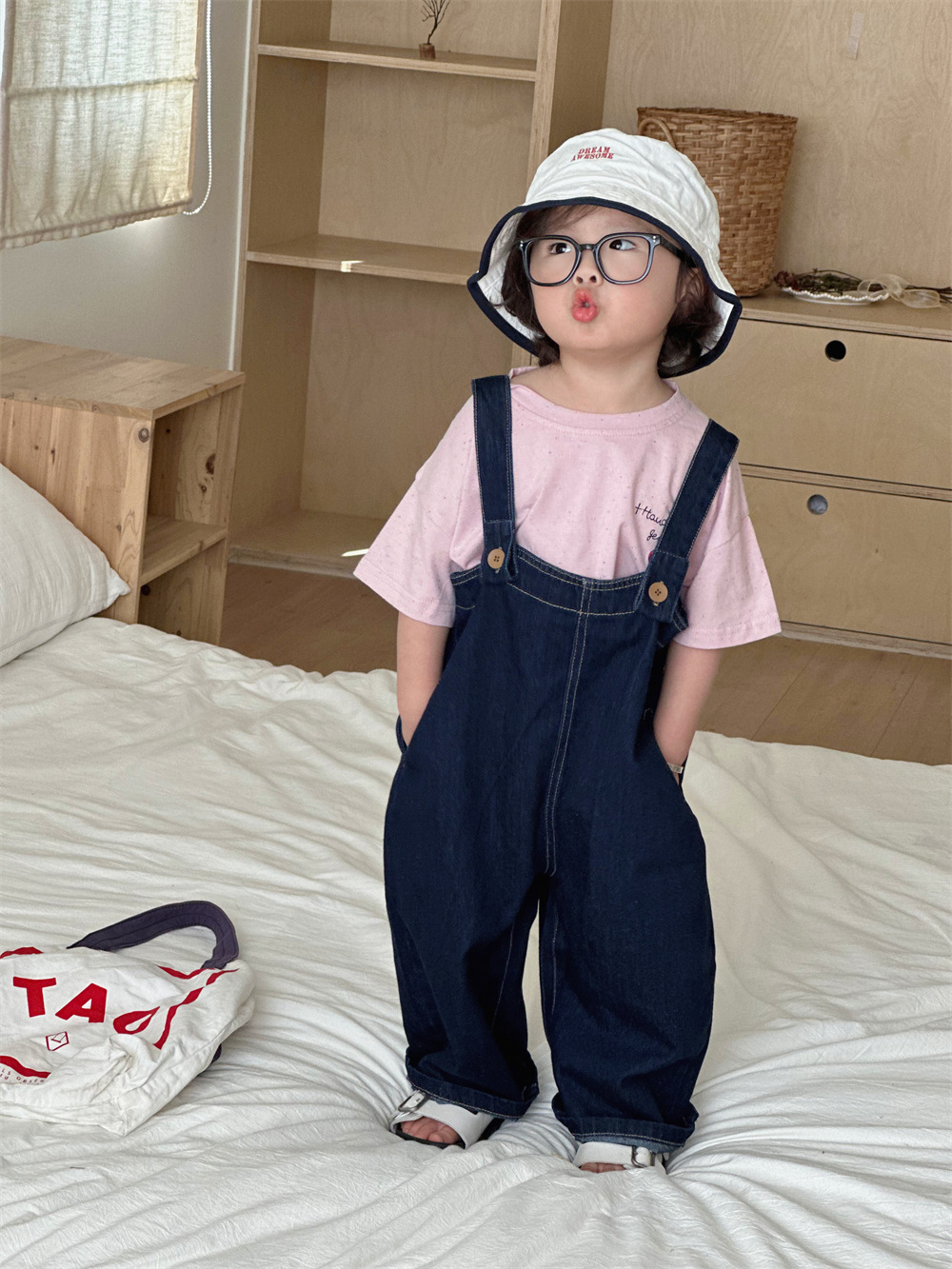 2024夏新作 ベビー服 韓国風子供服 男女兼用 キャミソールパンツ 90cm-140cm 個人事業主 Light of the sea | 卸売・ 問屋・仕入れの専門サイト【NETSEA】