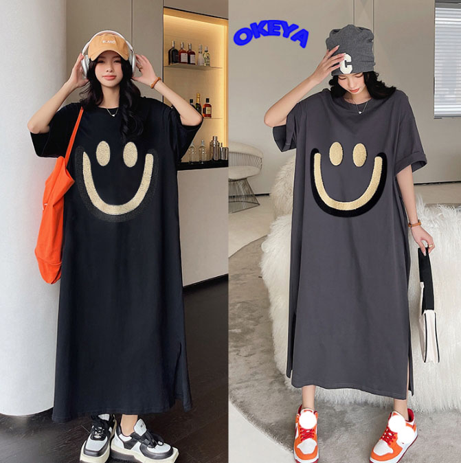 【2024年夏新作】レディース服 ワンピース ロングワンピース カジュアル 半袖 笑顔 XL#-4XL# | 卸売・ 問屋・仕入れの専門サイト【NETSEA】