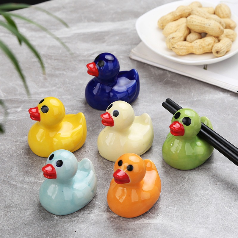 6色アヒル セラミック箸置き 動物シリーズの箸置き テーブルセッティング MUGI 優品 問屋・仕入れ・卸・卸売の専門【仕入れならNETSEA】