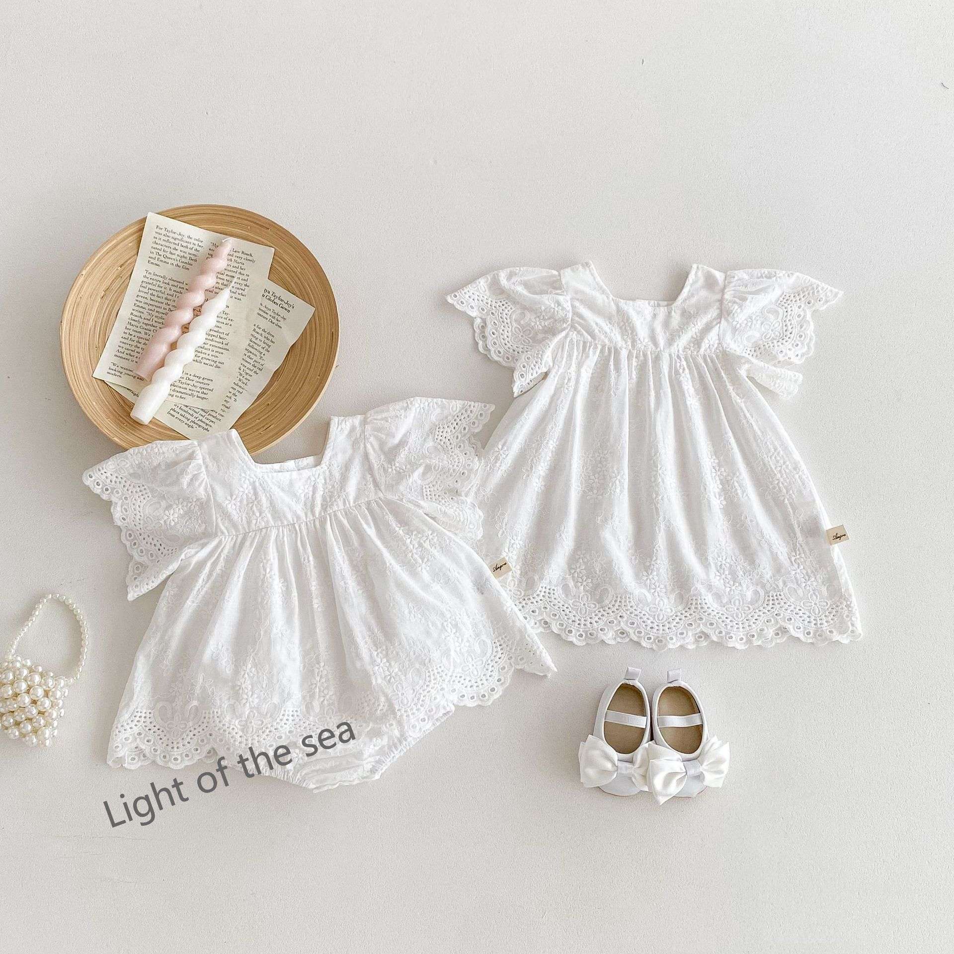 2024夏新作 ベビー服 韓国風子供服 女の子 半袖 連体服 +ワンピース 分けて販売 66cm-100cm 個人事業主 Light of the sea 問屋・仕入れ・卸・卸売の専門【仕入れ ...