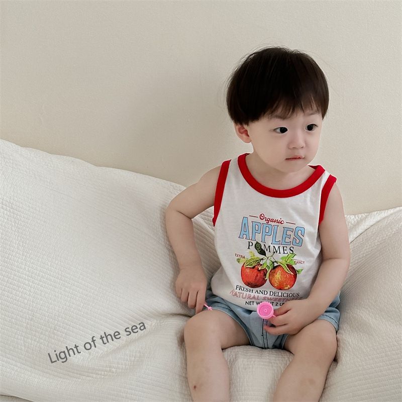 2024夏新作 ベビー服 韓国風子供服 男女兼用半袖 トップス+ショートズボン 分けて販売 66cm-100cm 個人事業主 Light of the sea 問屋・仕入れ・卸・卸売の専門 ...