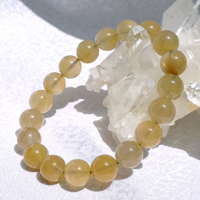 ザギマウンテンクォーツ キャメル 10mm ブレスレット パキスタン産 水晶 天然石 パワーストーン | 卸売・ 問屋・仕入れの専門サイト【NETSEA】