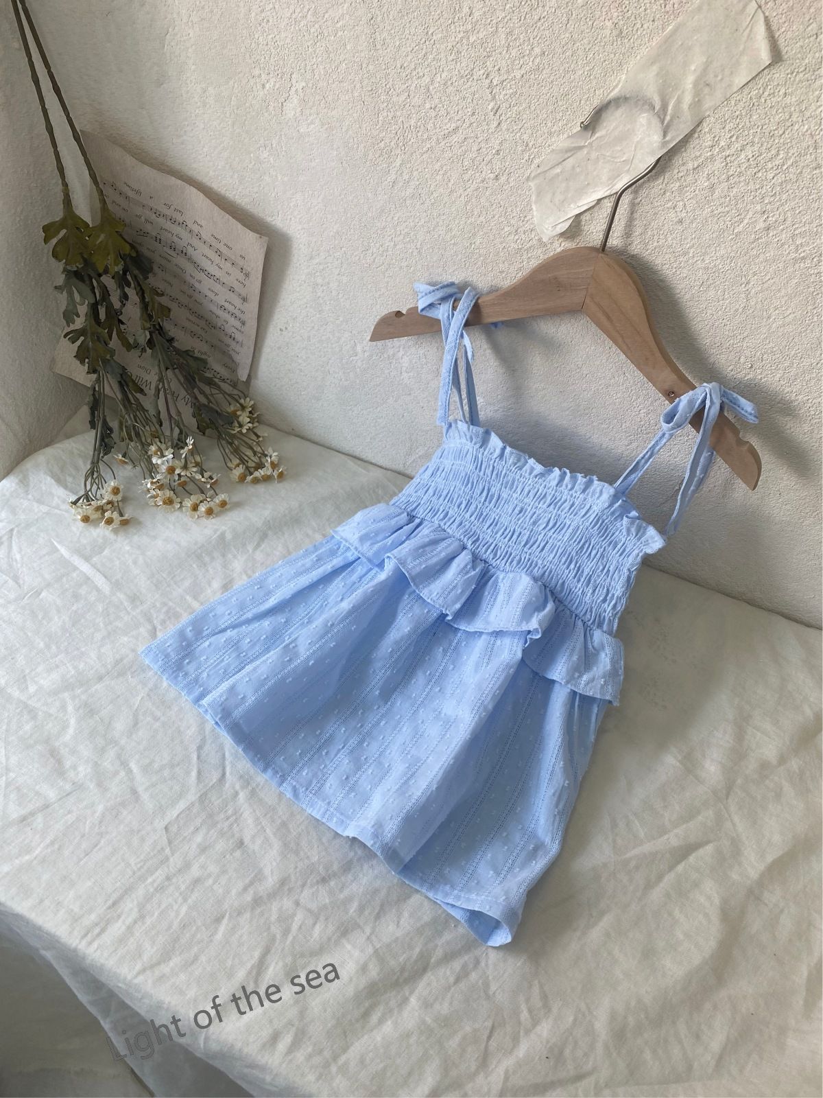 2024夏新作 ベビー服 韓国風子供服 女の子 袖なし ワンピース 2色73cm-100cm 個人事業主 Light of the sea 問屋・仕入れ・卸・卸売の専門【仕入れならNETSEA】