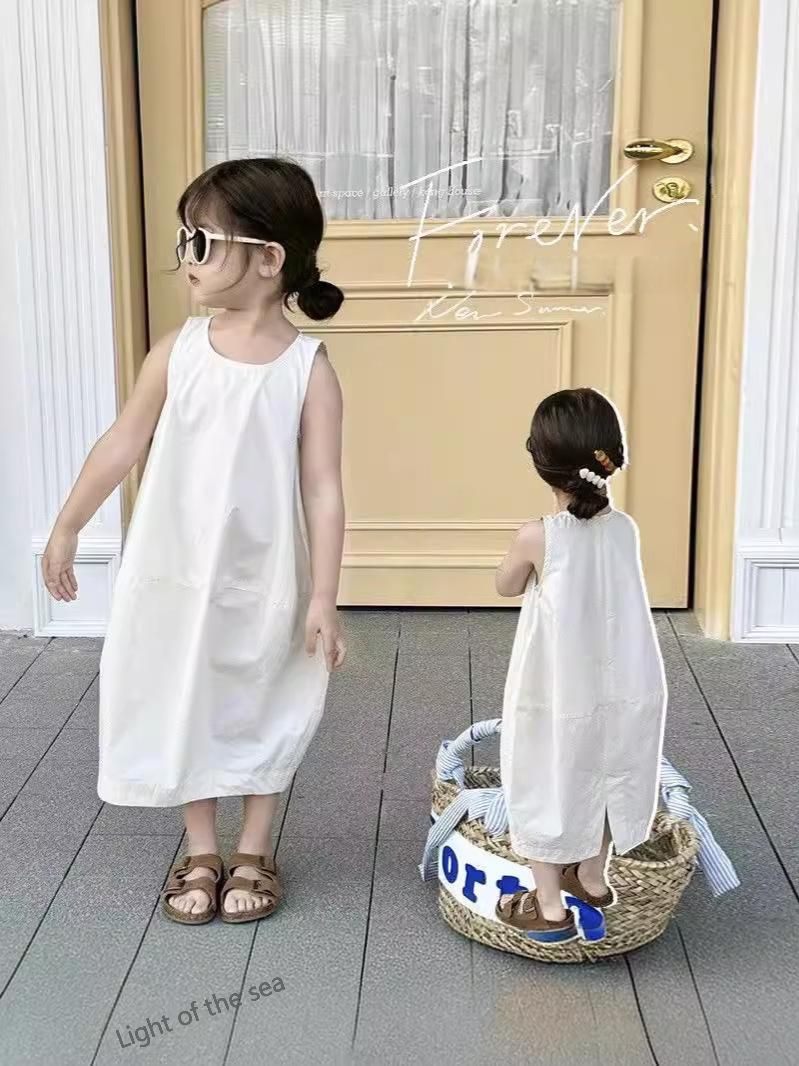 2024夏新作 ベビー服 韓国風子供服 女の子 袖なし ワンピース90cm--150cm 個人事業主 Light of the sea 問屋・仕入れ・卸・卸売の専門【仕入れならNETSEA】
