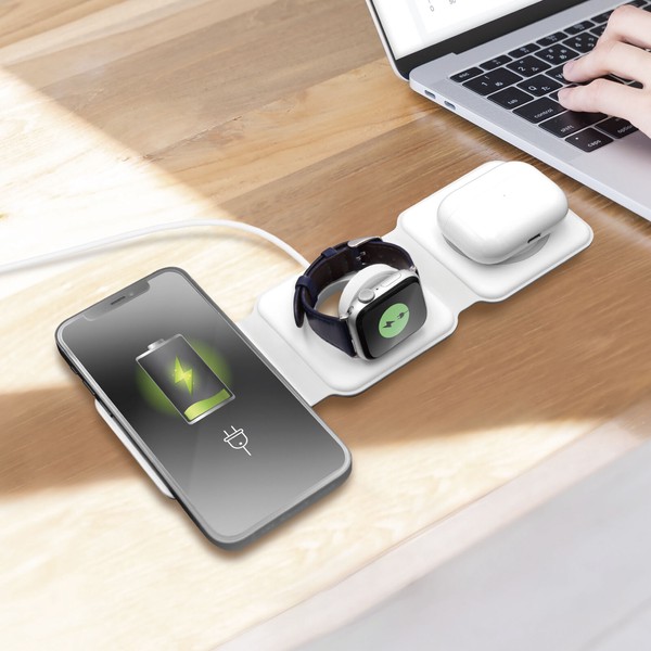 3 in 1 ワイヤレスチャージャー マグピッタ AXL-595 | 卸売・ 問屋・仕入れの専門サイト【NETSEA】