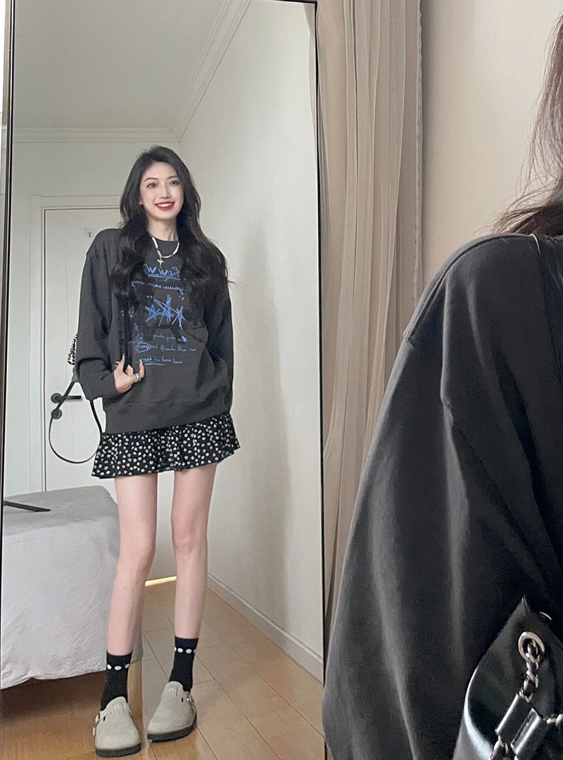 【予約223976】大きいサイズ秋冬新作 韓国風 レディース 女 長袖 プリント Tシャツ パーカーLL-4L | 卸売・ 問屋・仕入れの専門サイト【NETSEA】