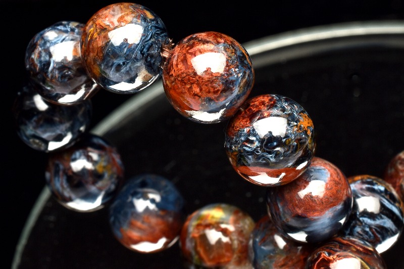 【1点物】AA☆レッドブルー ピーターサイト 9.5mm ブレスレット _L8148 株式会社 SEKIKON 問屋・仕入れ・卸・卸売の専門【仕入れならNETSEA】