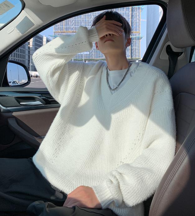 2024秋冬新作 メンズ 男 ニット 毛糸 トップス 長袖 Vネック セーター カットソー M-2XL 朝商事 合同会社 | 卸売・ 問屋・仕入れの専門サイト【NETSEA】