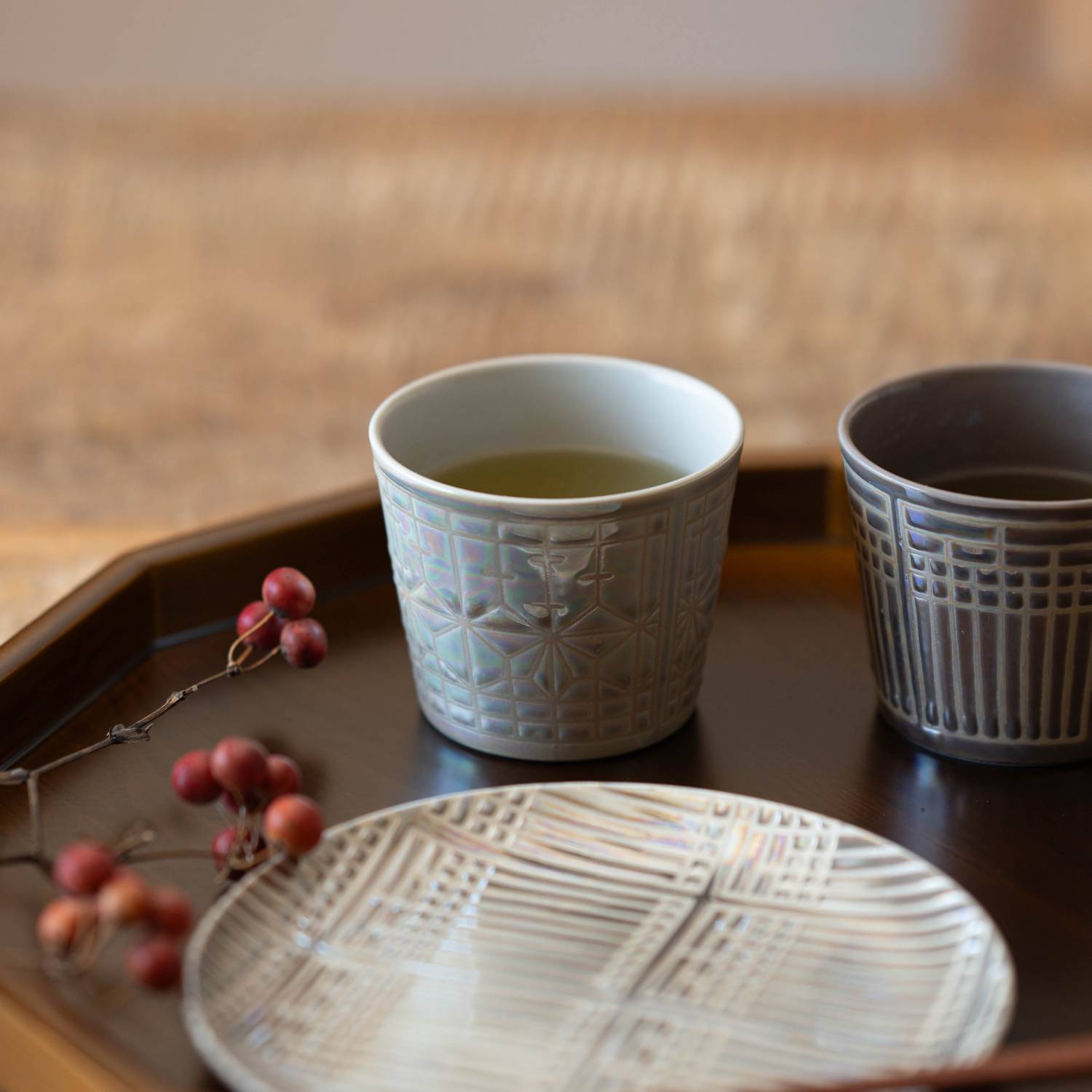 アワサカ 障子 そばチョコカップ 組子 8.5cm[美濃焼] 有限会社 やまに | 卸売・ 問屋・仕入れの専門サイト【NETSEA】