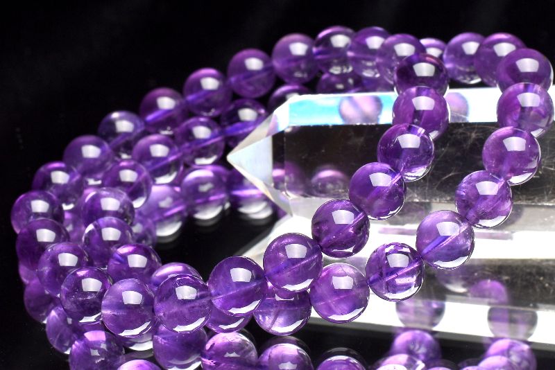 高発色 クリア アメジスト 9.5mm ブレスレット 1個売り _B1313-95 株式会社 SEKIKON | 卸売・ 問屋・仕入れの専門サイト【NETSEA】