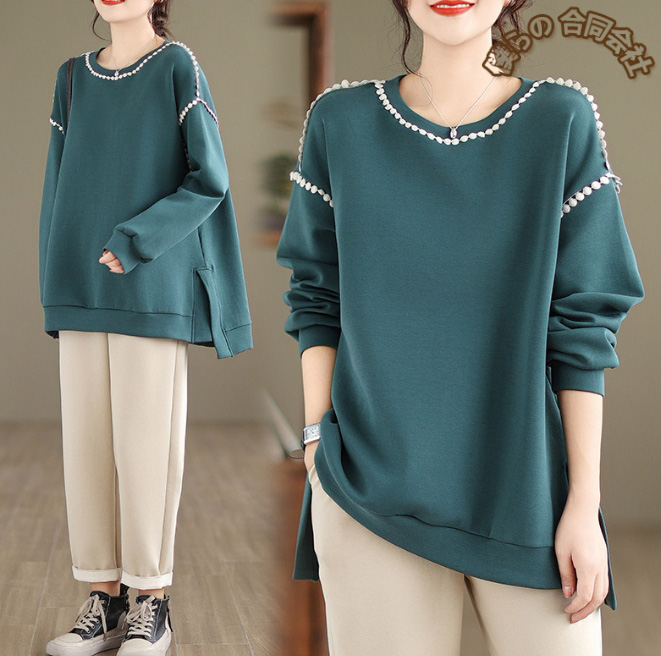 2024年秋新作 韓国風 レディース服 トップス パーカー 不対称 ゆったり INS人気商品 M#-2XL# | 卸売・ 問屋・仕入れの専門サイト【NETSEA】