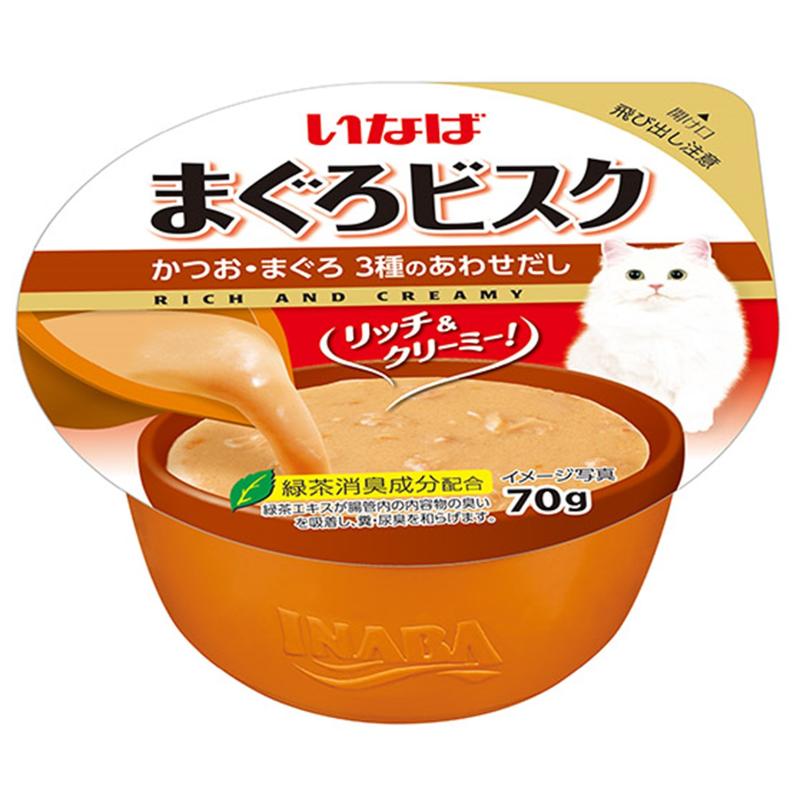 [いなばペットフード]まぐろビスクカップ かつお・まぐろ3種のあわせだし 70g ラブリー・ペット商事 株式会社 | 卸売・ 問屋・仕入れの専門サイト【NETSEA】