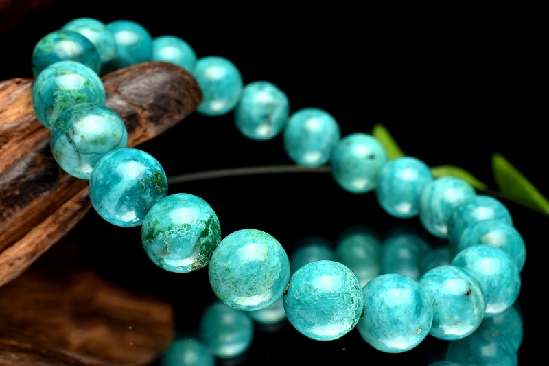 【1点物】AA☆アメリカ産 クリソコラターコイズ 8.5mm ブレスレット _M2605 株式会社 SEKIKON | 卸売・ 問屋・仕入れの専門サイト【NETSEA】
