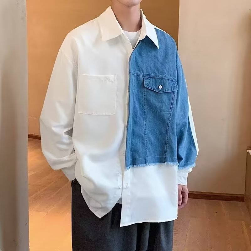 2025新作・メンズ・ トップス・シャツ・ 長袖・アウター・気質・カジュアルシャツ・S～XXL 2色 雅紳堂 メンズ専門店 | 卸売・ 問屋・仕入れの専門サイト【NETSEA】