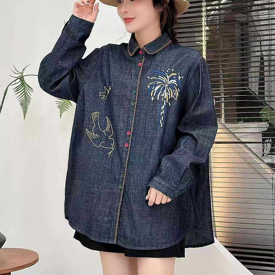 初回送料無料 新作レディースファッション デニムシャツ 着こなし抜群 刺繍カーディガン 人気上着 Sommy 株式会社 | 卸売・ 問屋・仕入れの専門サイト【NETSEA】