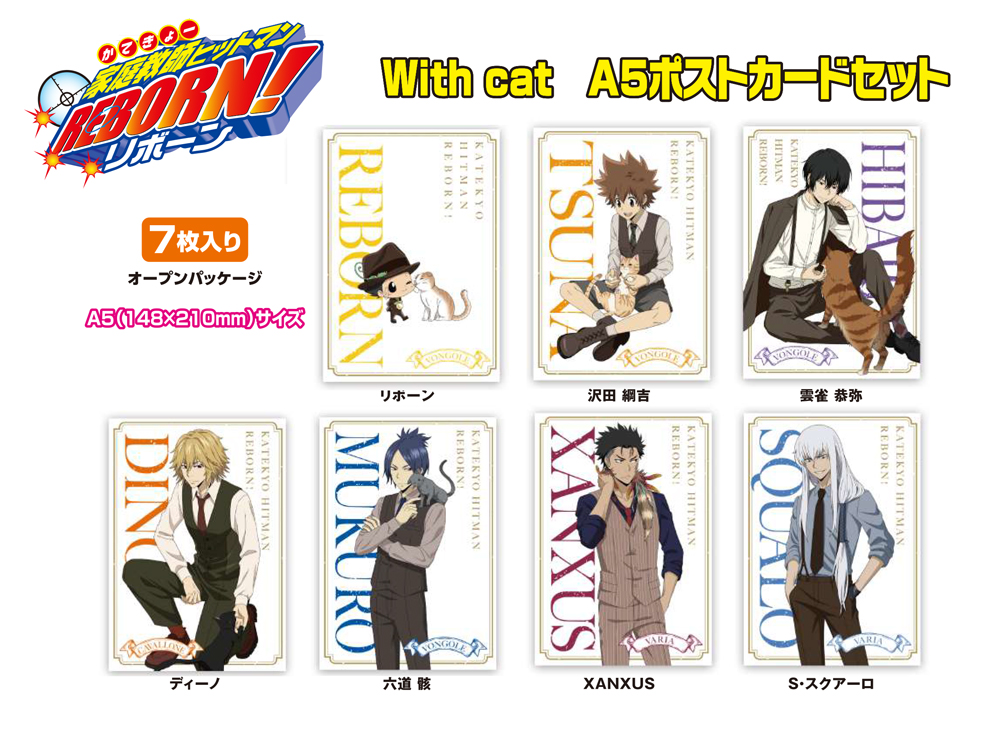 「受注締切2/4」家庭教師ヒットマンREBORN!With cat A5ポストカードセット 株式会社 トコトコ | 卸売・ 問屋・仕入れの専門サイト【NETSEA】