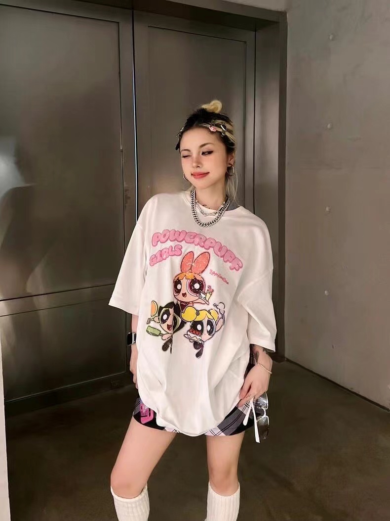 【予約224749】大きいサイズ春夏新作 韓国風 レディース 半袖 プリント TシャツLL-4L | 卸売・ 問屋・仕入れの専門サイト【NETSEA】