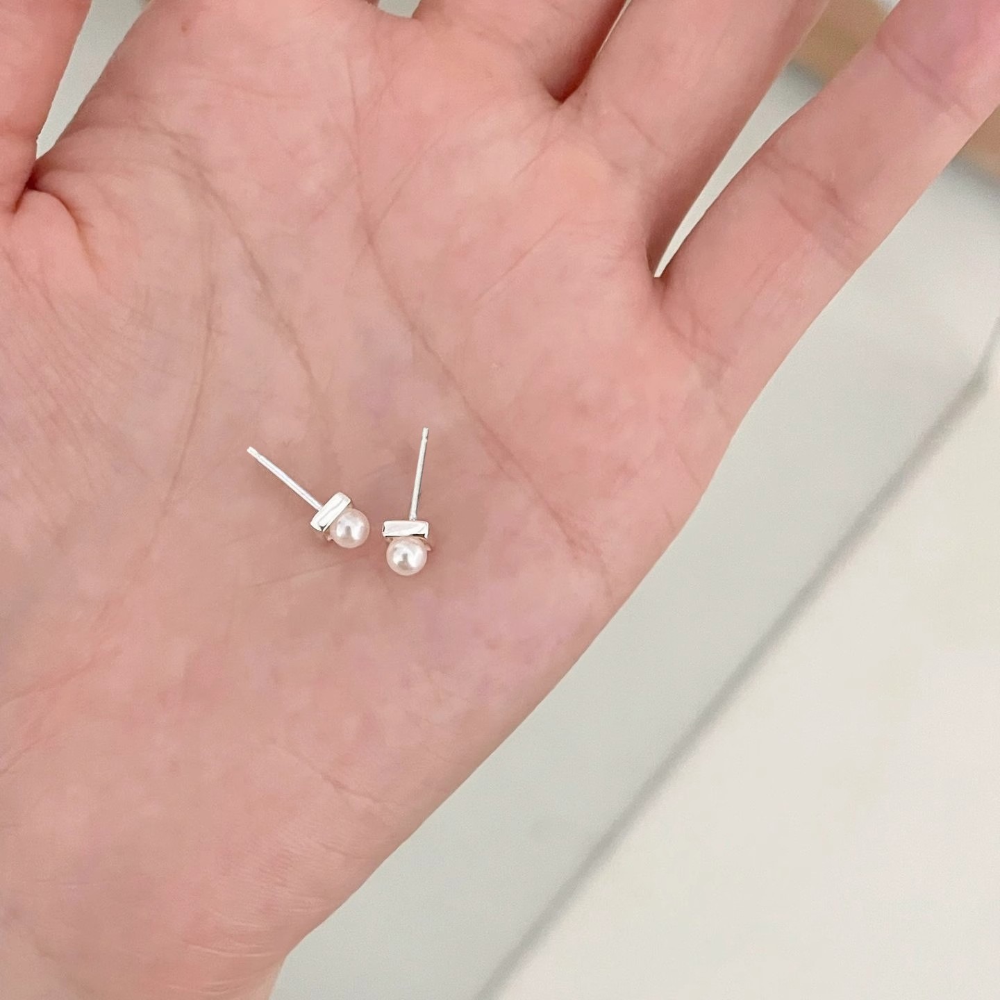 幾何学模様のパールイヤリング 気質イヤリング ポストsilver925 ファッションアクセサリー | 卸売・ 問屋・仕入れの専門サイト【NETSEA】