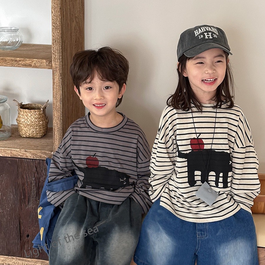 2025新作 韓国子供服 ベビー服 キッズ 男女兼用 長袖トップス 2色 80cm-140cm | 卸売・ 問屋・仕入れの専門サイト【NETSEA】
