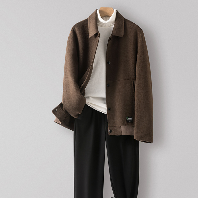 春秋新型 100% ウールコート 短ジャケット カレー色Xxxl【150-165】斤 | 卸売・ 問屋・仕入れの専門サイト【NETSEA】