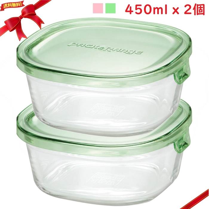イワキ パック&レンジ 450ml 耐熱ガラス保存容器 x 2個セット | 卸売・ 問屋・仕入れの専門サイト【NETSEA】