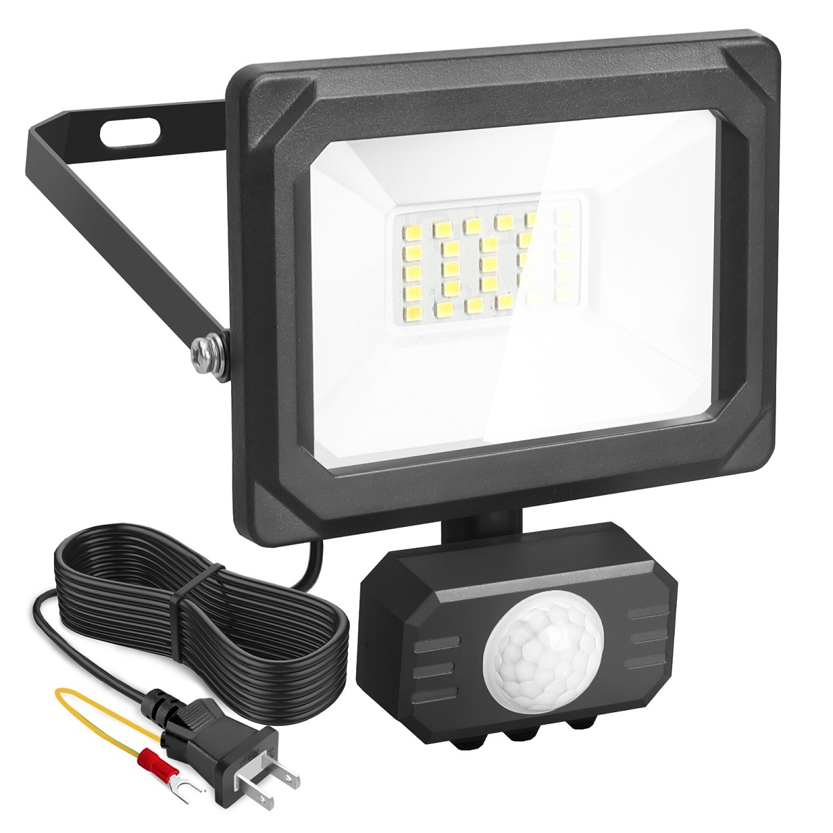 即納 センサーライト 20W 30W 50W LED投光器 屋外 薄型 人感 防犯ライト 昼光色 防水 コンセント式 高輝度 | 卸売・ 問屋・仕入れの専門サイト【NETSEA】